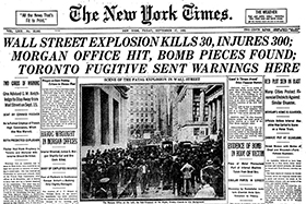 The Wall Street Bombing – Ingliando